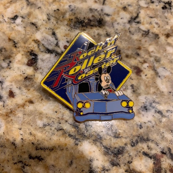 Disney | Jewelry | Disney Mickey Mouse Rockin Roller Coaster Pin | Poshmark